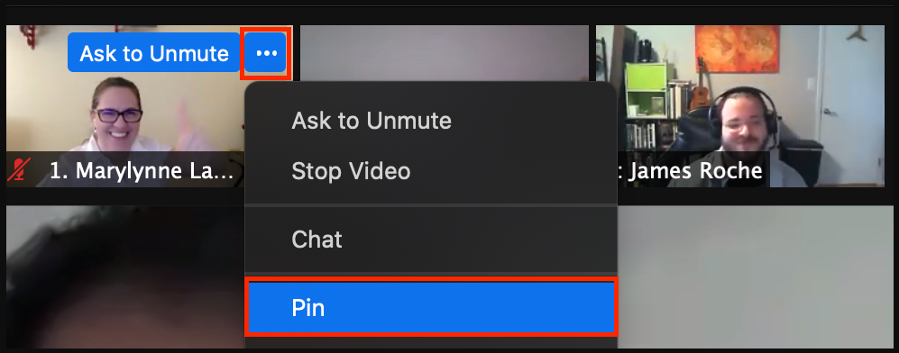 How to customize Zoom video layout
