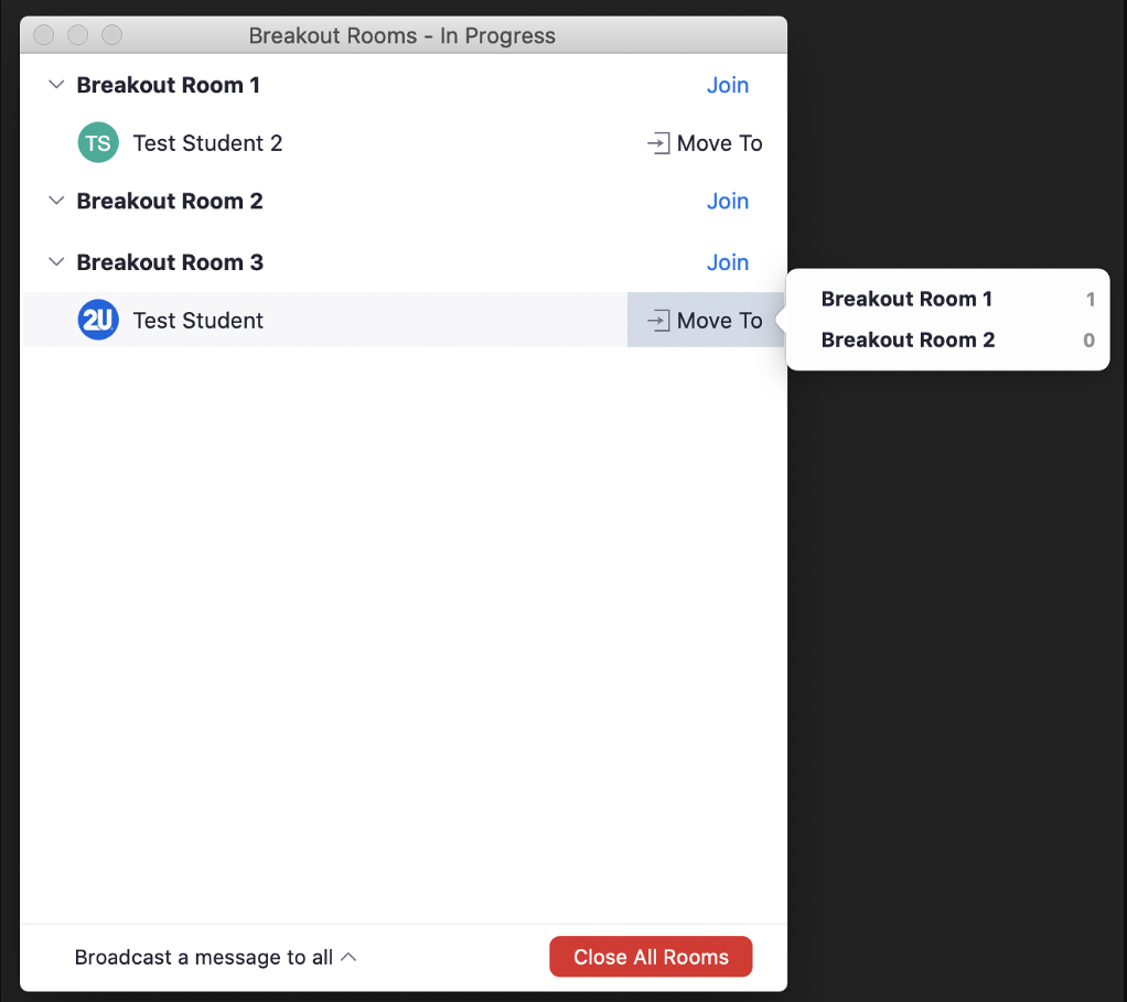 How to Manage Breakout Rooms in Progress as a Host