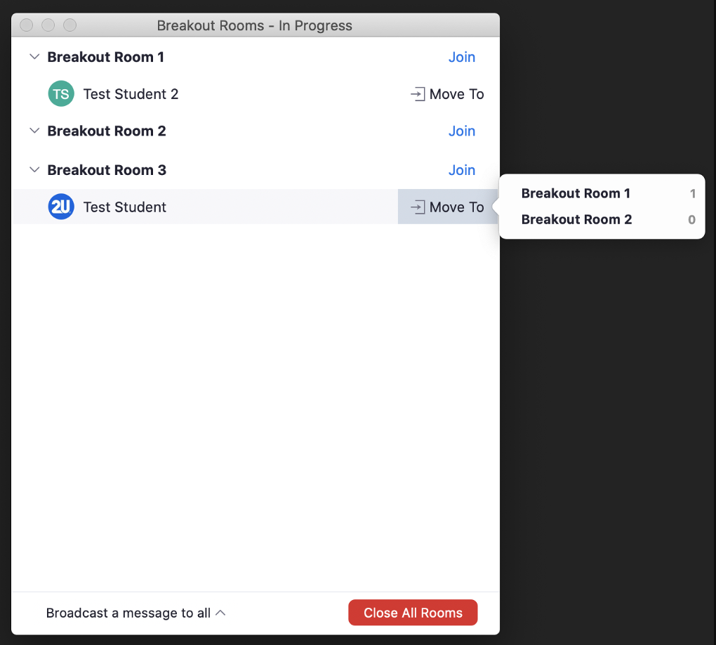 Using Breakout Rooms in Zoom