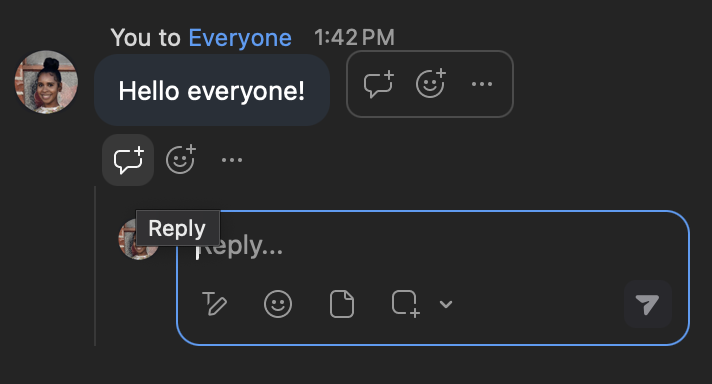 Using the New Meeting Chat Experience
