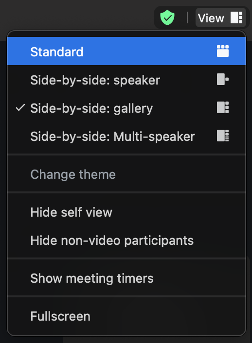 Enabling Side-by-Side Mode in Zoom