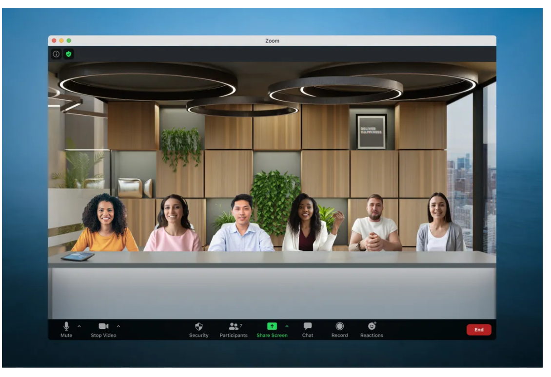 Using Immersive View in Zoom