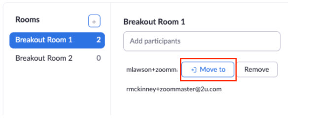 Pre-Assigning Zoom Breakout Rooms